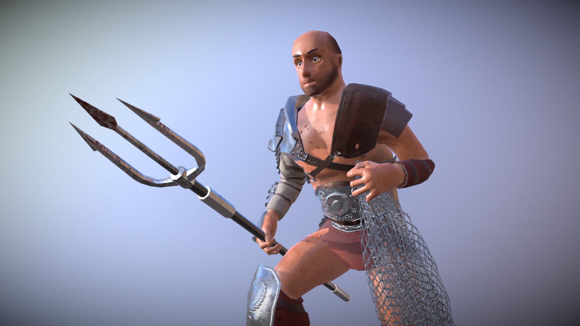 Gladiator - 3D model by Xando [f3b1172] - Sketchfab