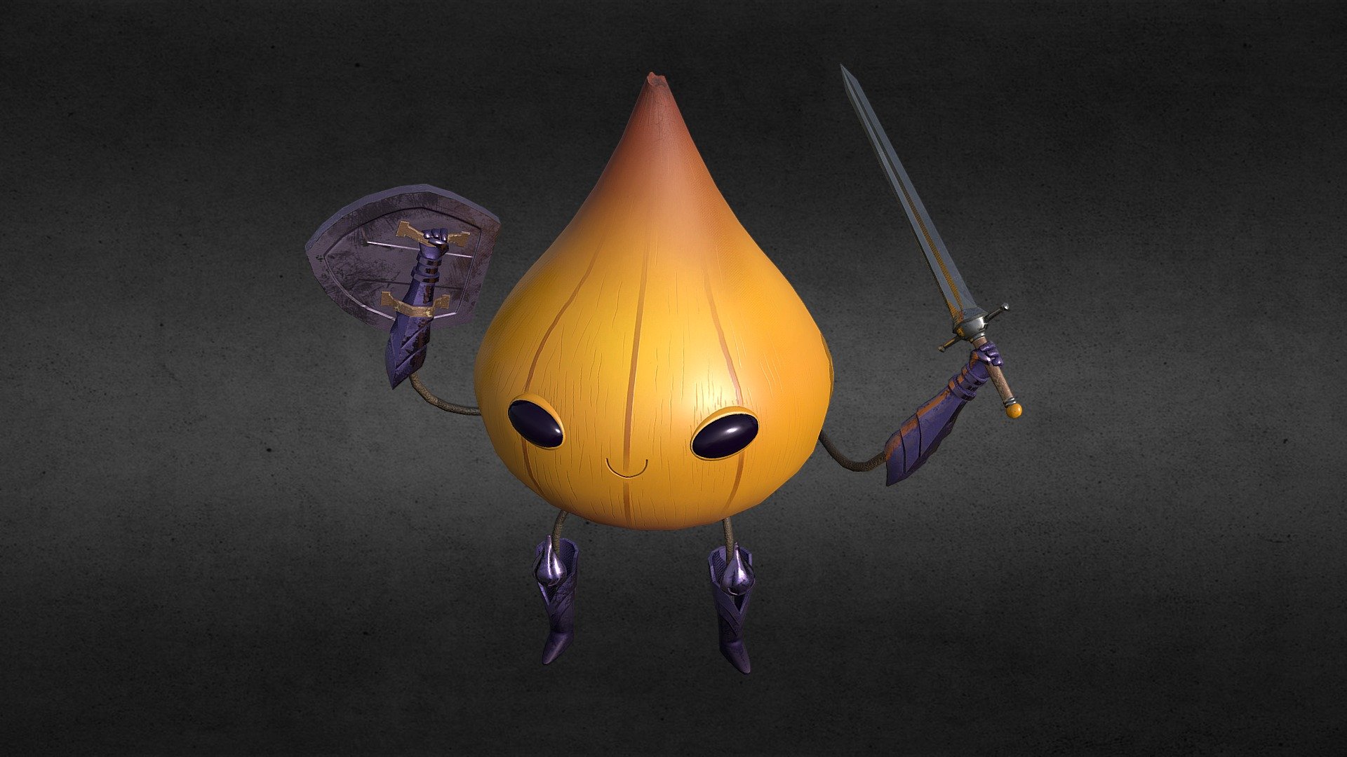 Onion Knight - 3D model by Jonny Shields (@jonnyshields) [f3b16b1 ...