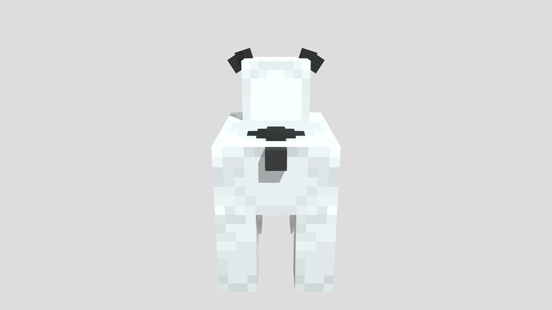 Minecraft Bulldog - 3D model by Chiland [f3b2993] - Sketchfab