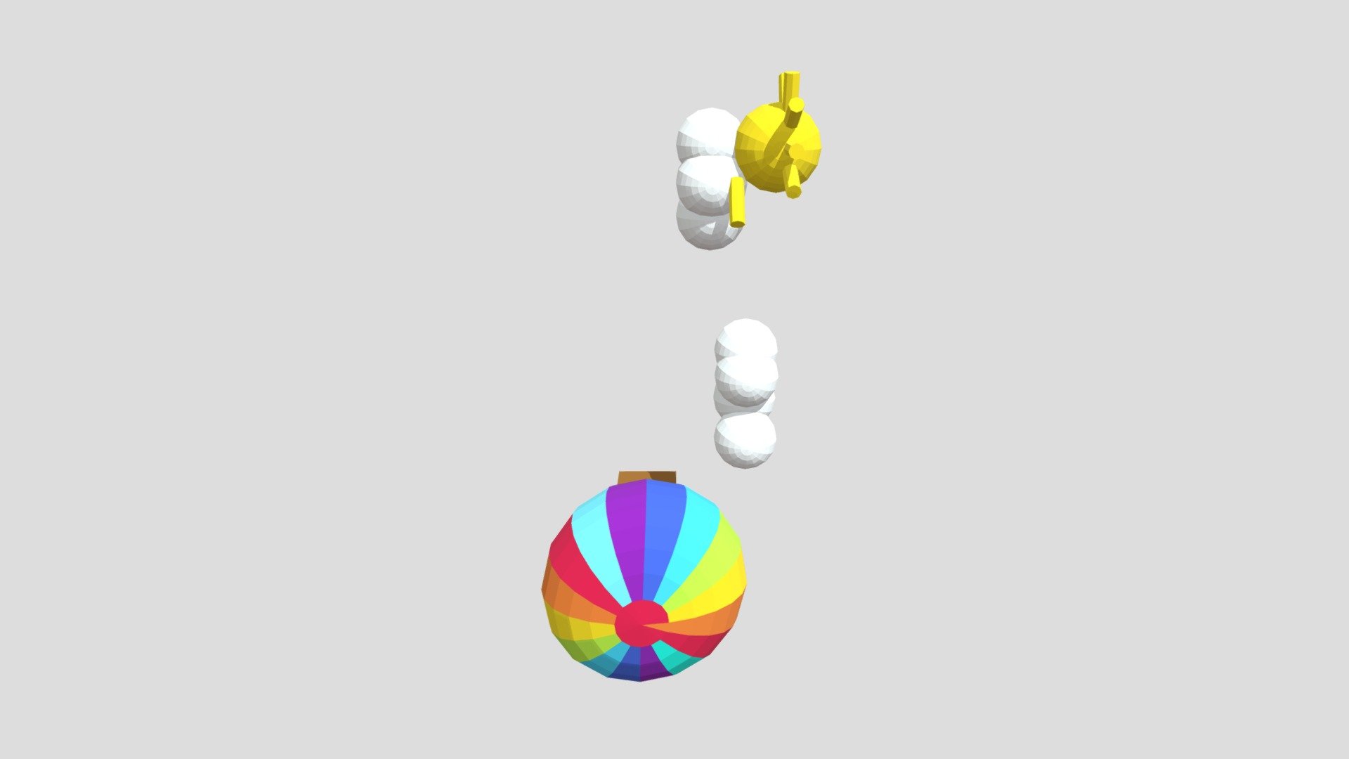 hot air balloon trihuslab 123456789 - Download Free 3D model by ...