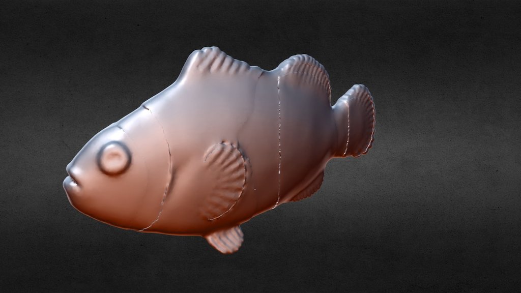 Clown NEMO - 3D model by makerof3d [f3b5c52] - Sketchfab