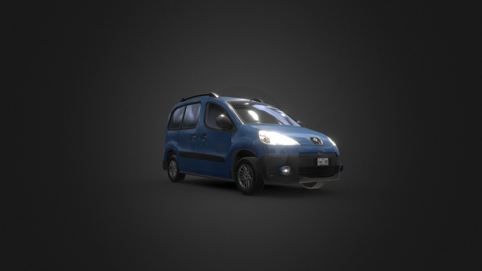 peugeot_partner - 3D model by Victor Hugo Franco Serrano ...