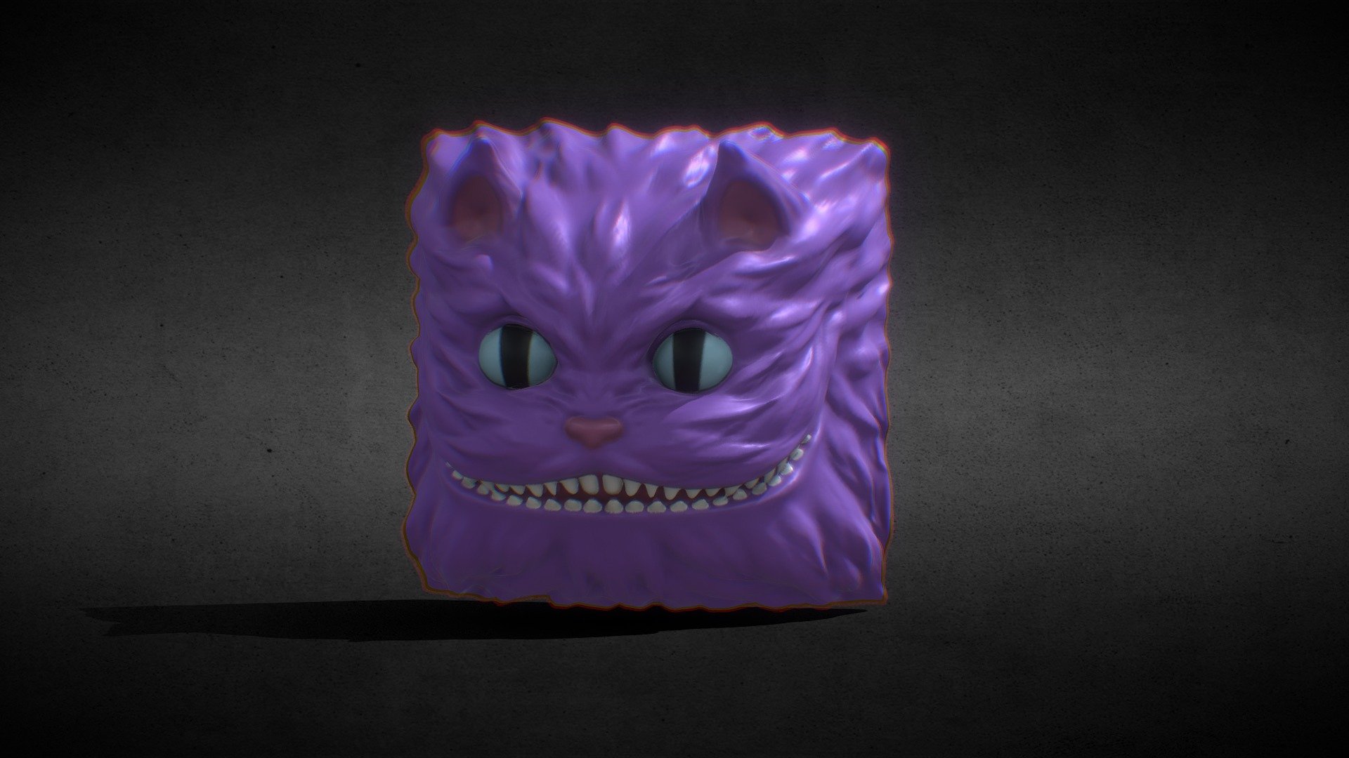 Cheshire Cat Keycap - by Bigsby Customs 3D - Buy Royalty Free 3D model ...
