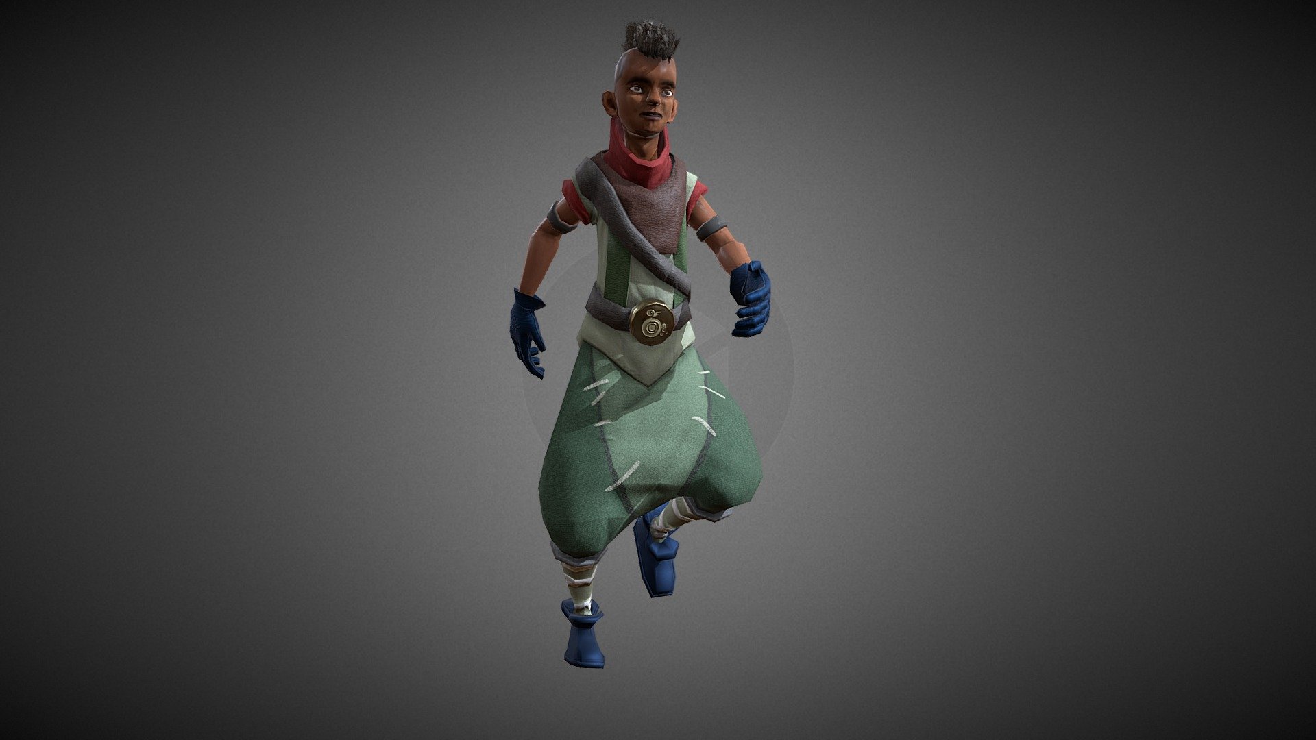 RUN CYCLE - 3D model by Adrianbg94 [f3b9e45] - Sketchfab