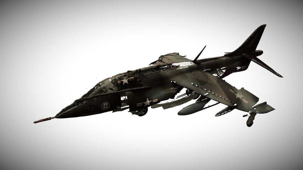 AV-8C Harrier - Cloud - 3D model by Geof (@gbb2116) [f3baf33] - Sketchfab