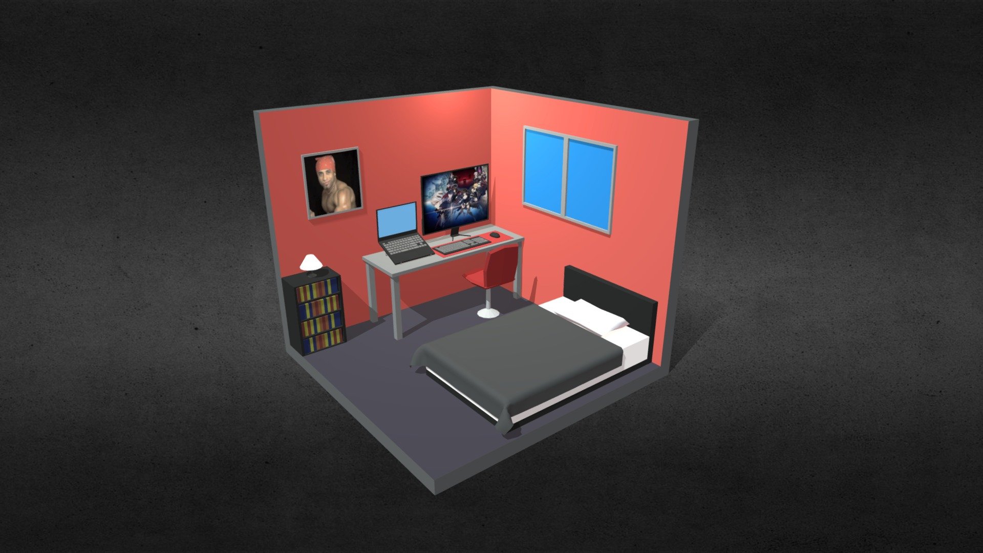 Room - 3D model by 64011271023 [f3bdbe6] - Sketchfab