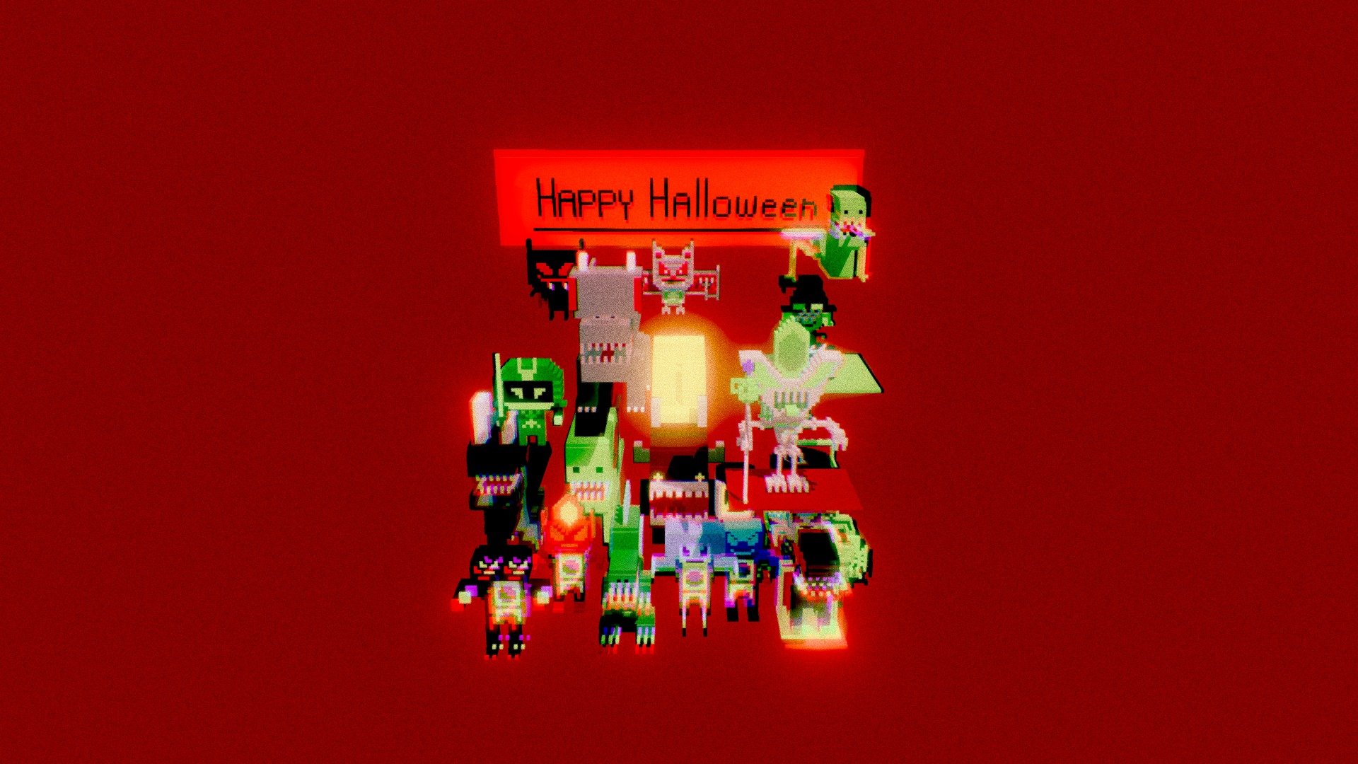 Monster Army for Halloween5 - Download Free 3D model by ...