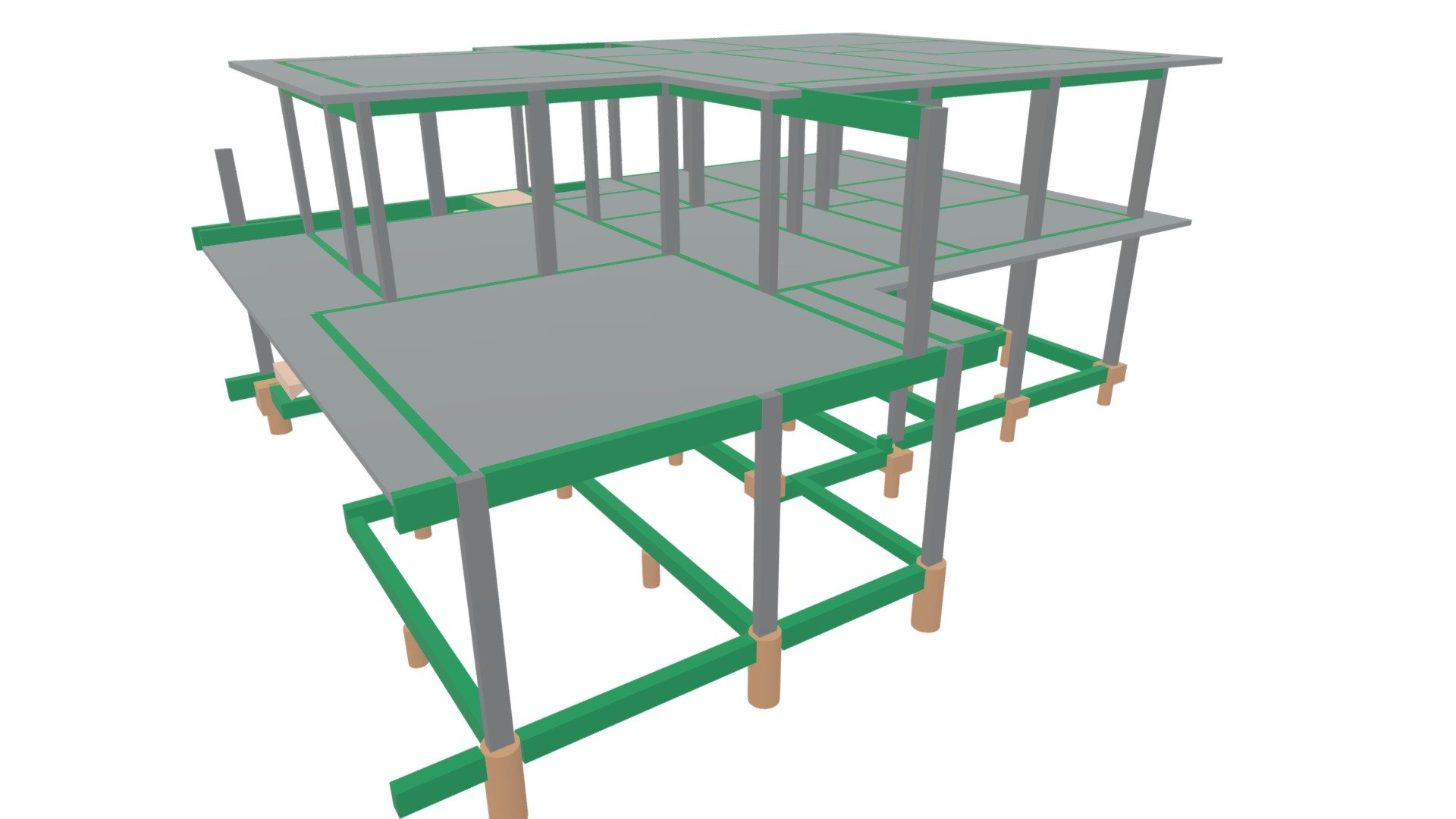 Projeto Estrutural - L.M.G. - 3D model by LFM.Engenharia (@LFM.Eng ...