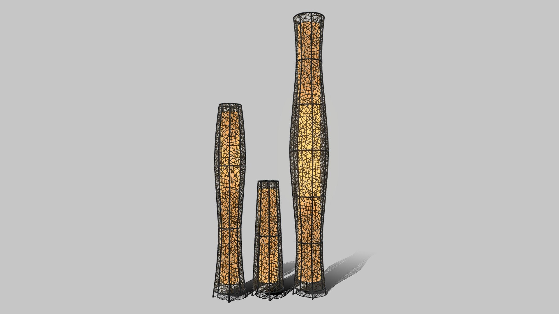 Exotic Mesh Lamp Set - Buy Royalty Free 3D model by trimitek [f3c08c3 ...