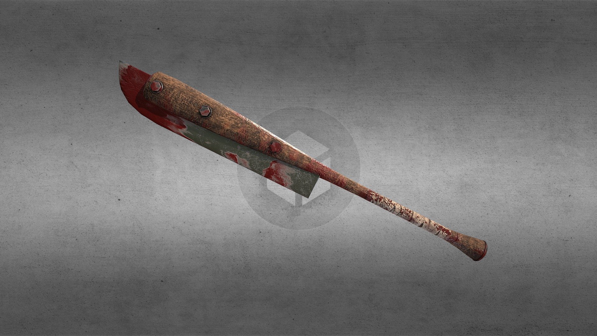 Bloody post-apo baseball bat - Download Free 3D model by Miłosz ...