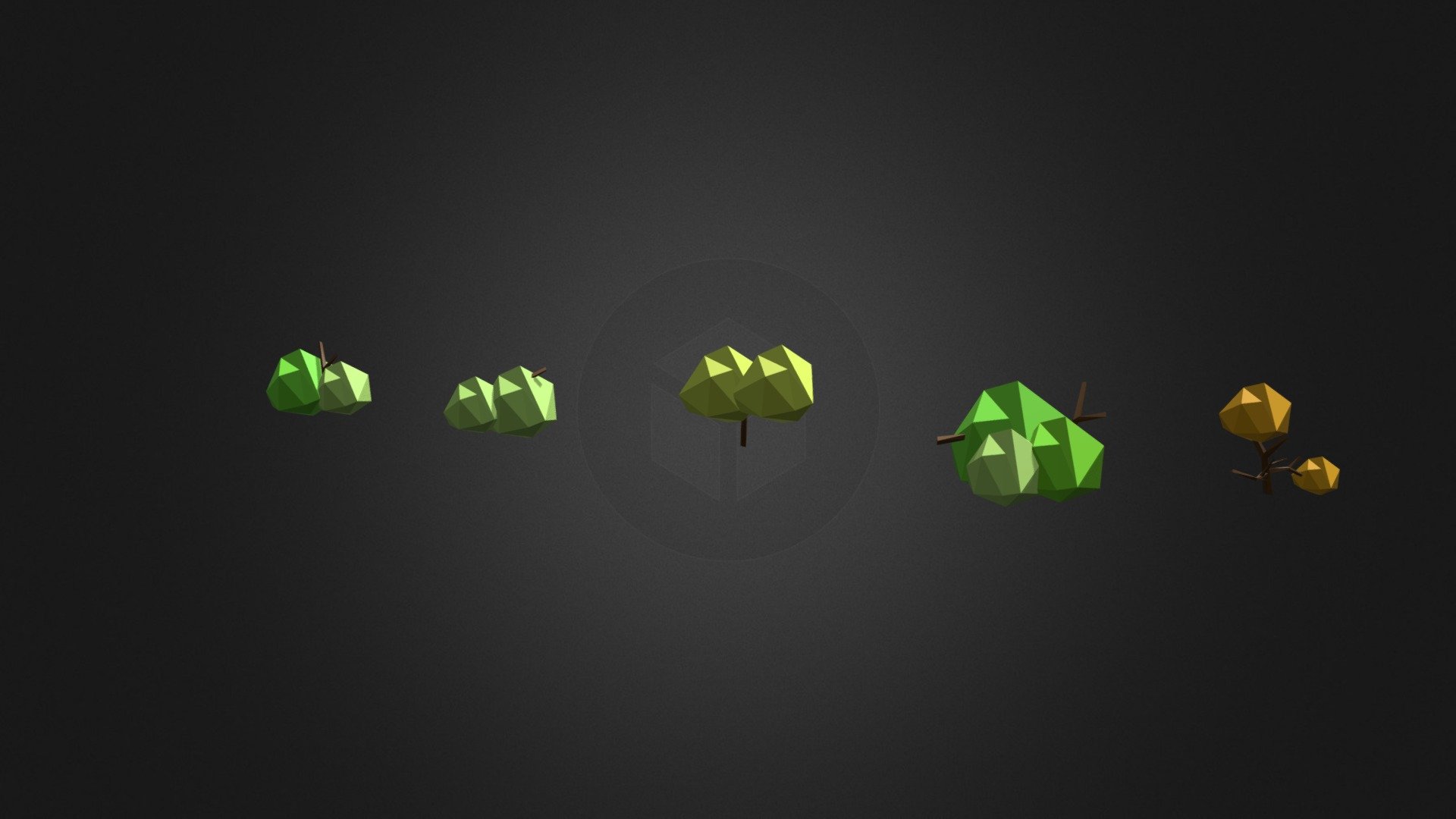 Low Poly Bushes - 3D model by Jamie (@jamiewow93) [f3c76c3] - Sketchfab