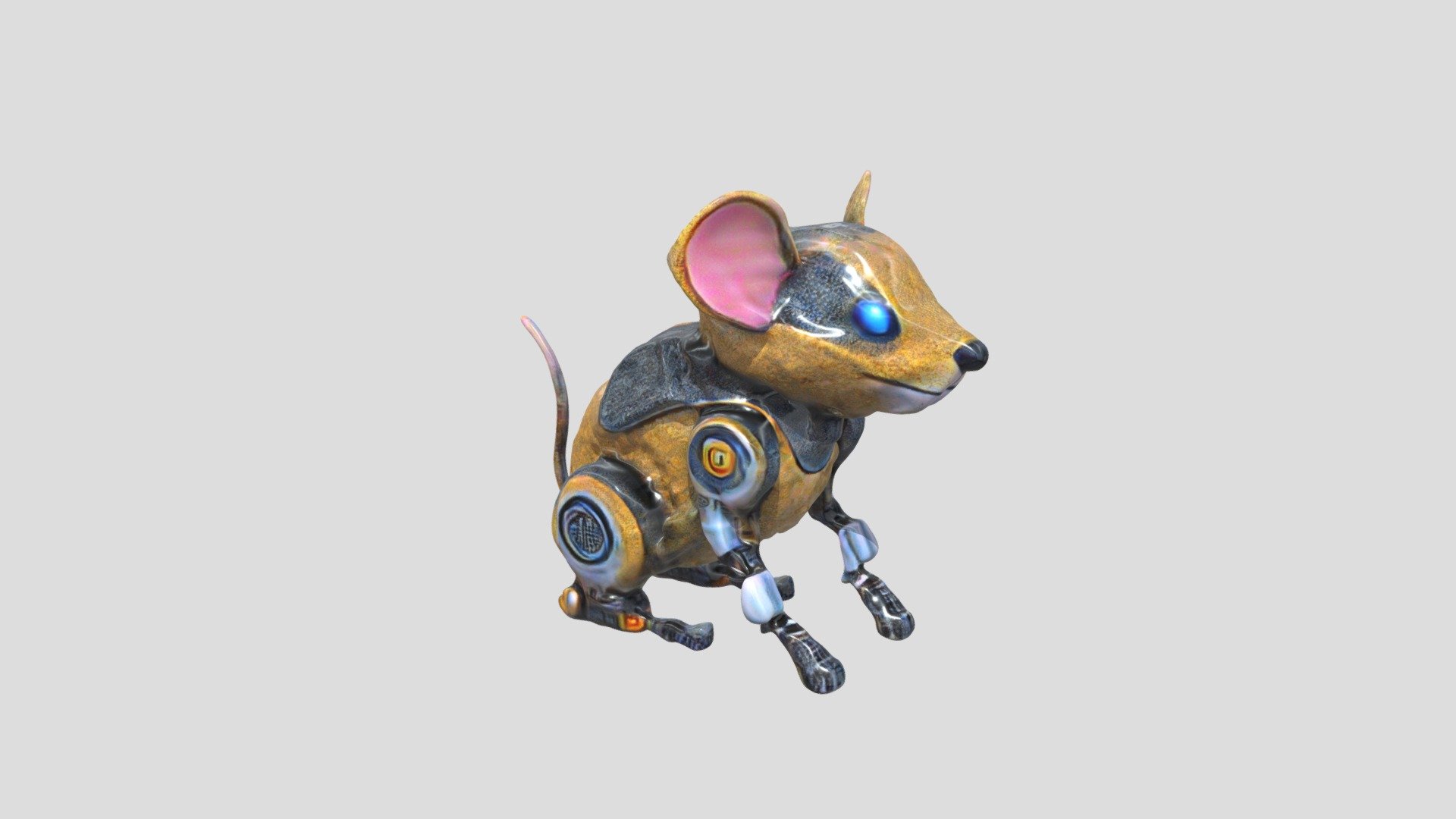 A Robot Mouse - Download Free 3D model by CuiZi (@CuiZiheng001 ...