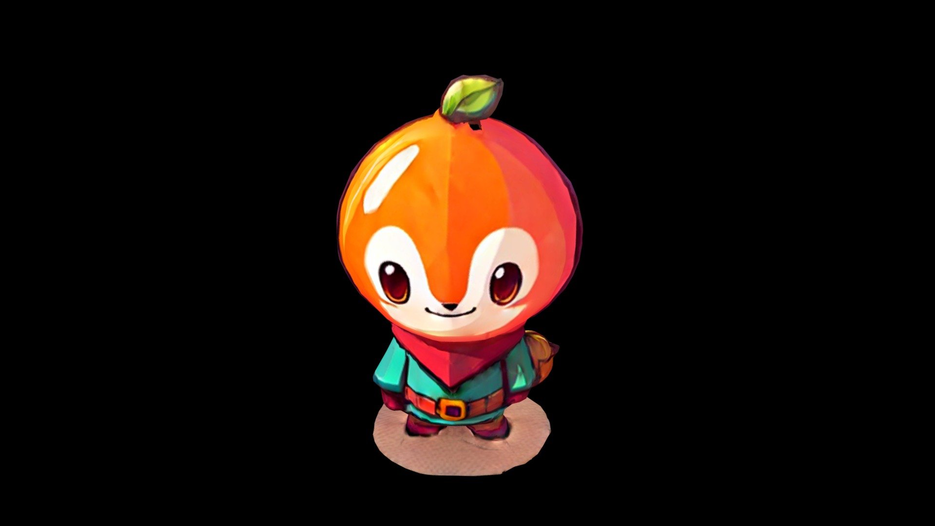 In the center of the image is a round fruit char - Download Free 3D ...