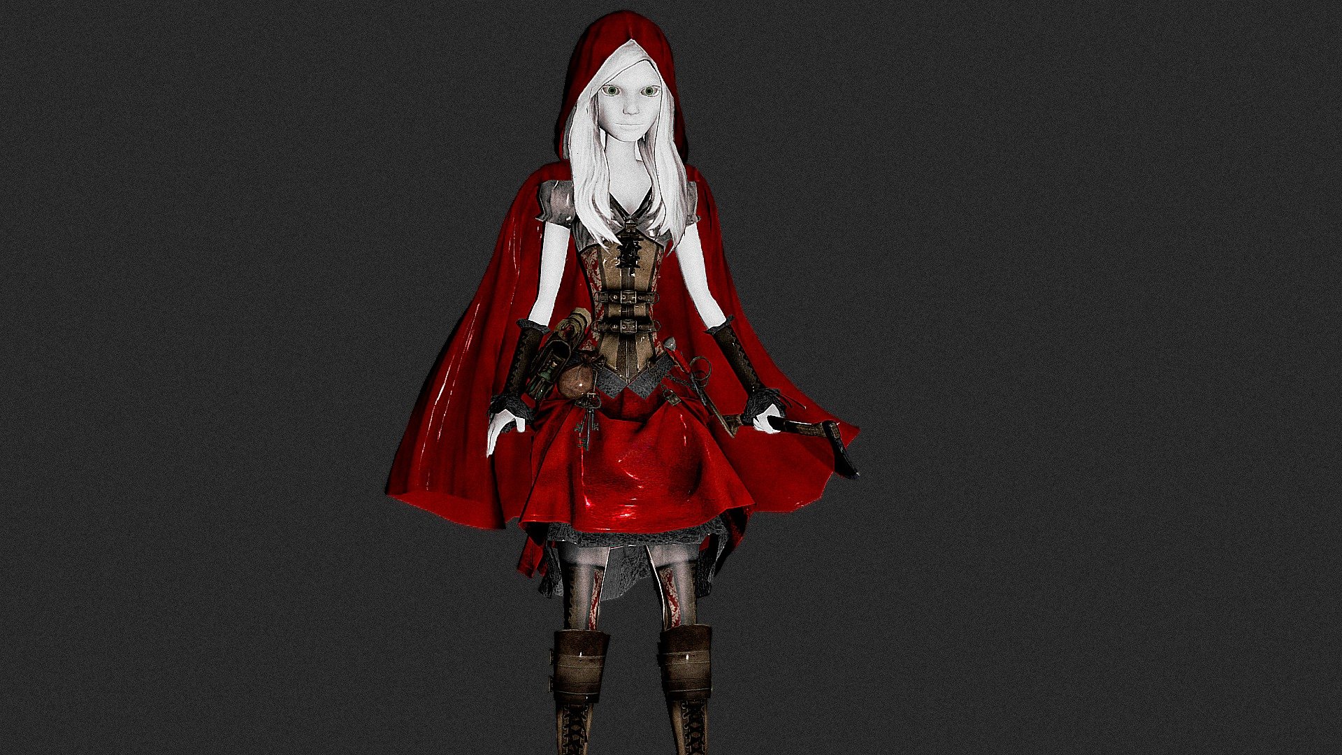Red Hood - Download Free 3D model by Ima Gun Di (@imagandaiii) [f3cdea8 ...