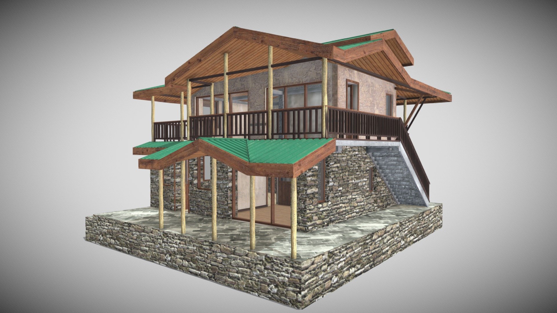 Small Cottage - NLC_Compress - Buy Royalty Free 3D model by Francesco ...