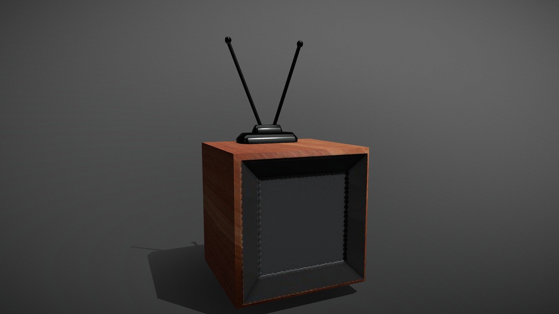 Low poly vintage TV - Download Free 3D model by rebeccafuller [f3cf6f7 ...