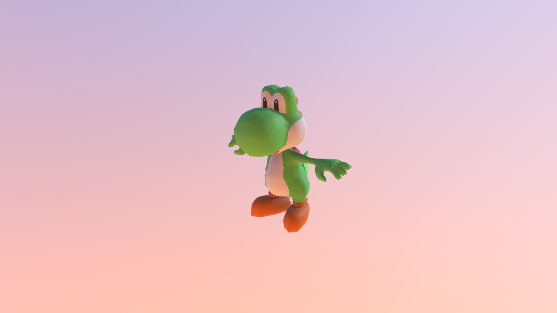 Yoshi - 3D model by Bastián Valenzuela (@wastedjoke) [f3d13bf] - Sketchfab