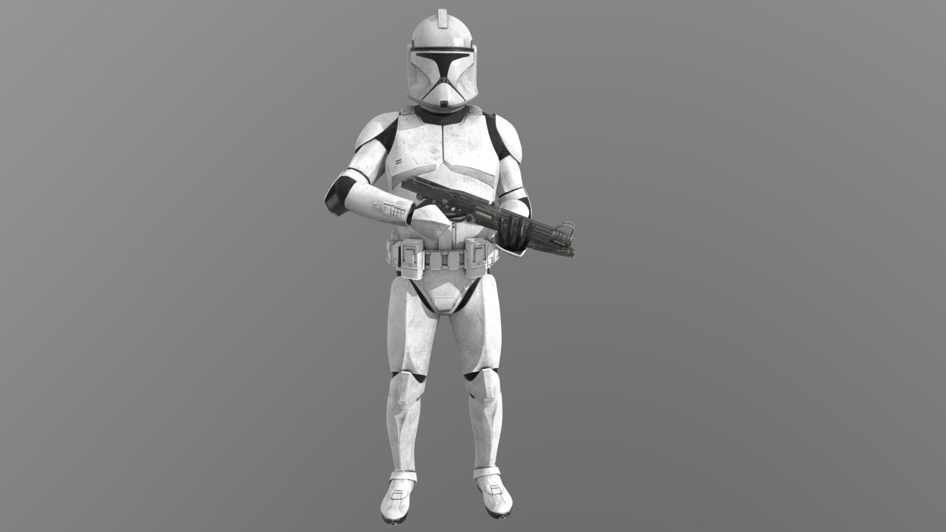 Phase 1 Clone Trooper - Purchaseable - 3D model by CommanderPrime [f3d14d4] - Sketchfab