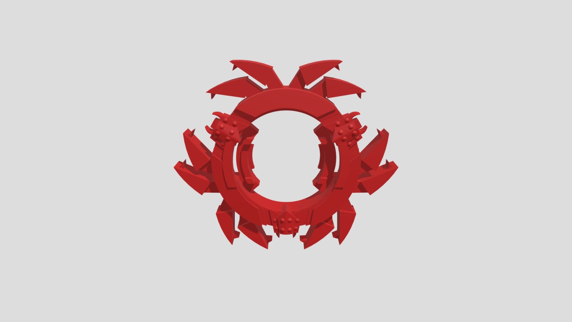Beyblade Phantom Spider | Anime Attack Ring - 3D model by Ghostmaster ...