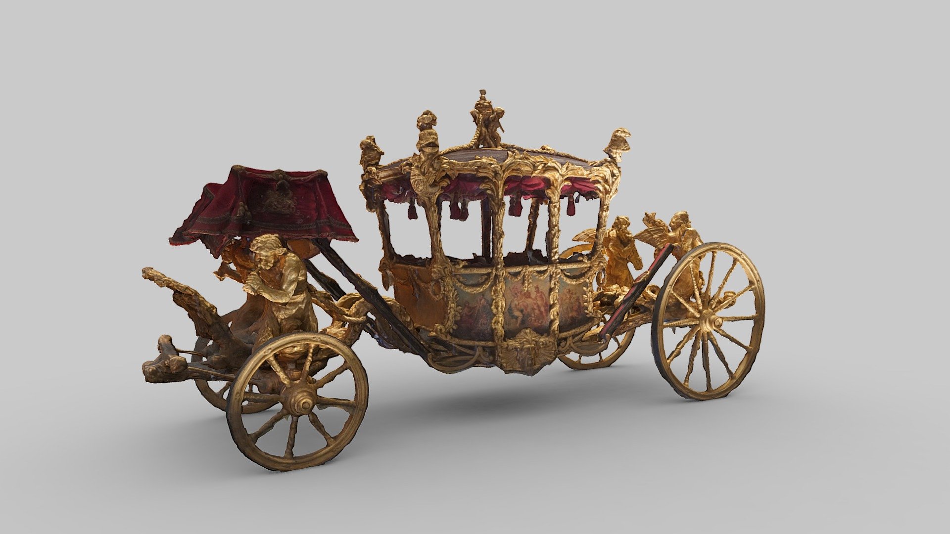 Model Of The State Coach - Download Free 3D model by artfletch [f3d2e46 ...