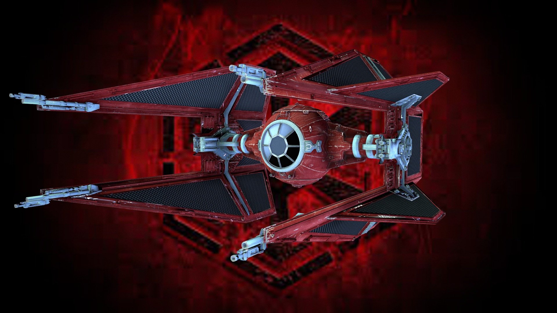 Royal Guard Tie interceptor - Download Free 3D model by Bad Beetle ...