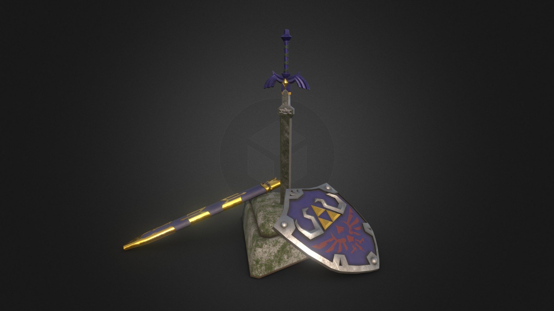 The Legend Of Zelda Props - 3D model by anaroeto [f3d4818] - Sketchfab