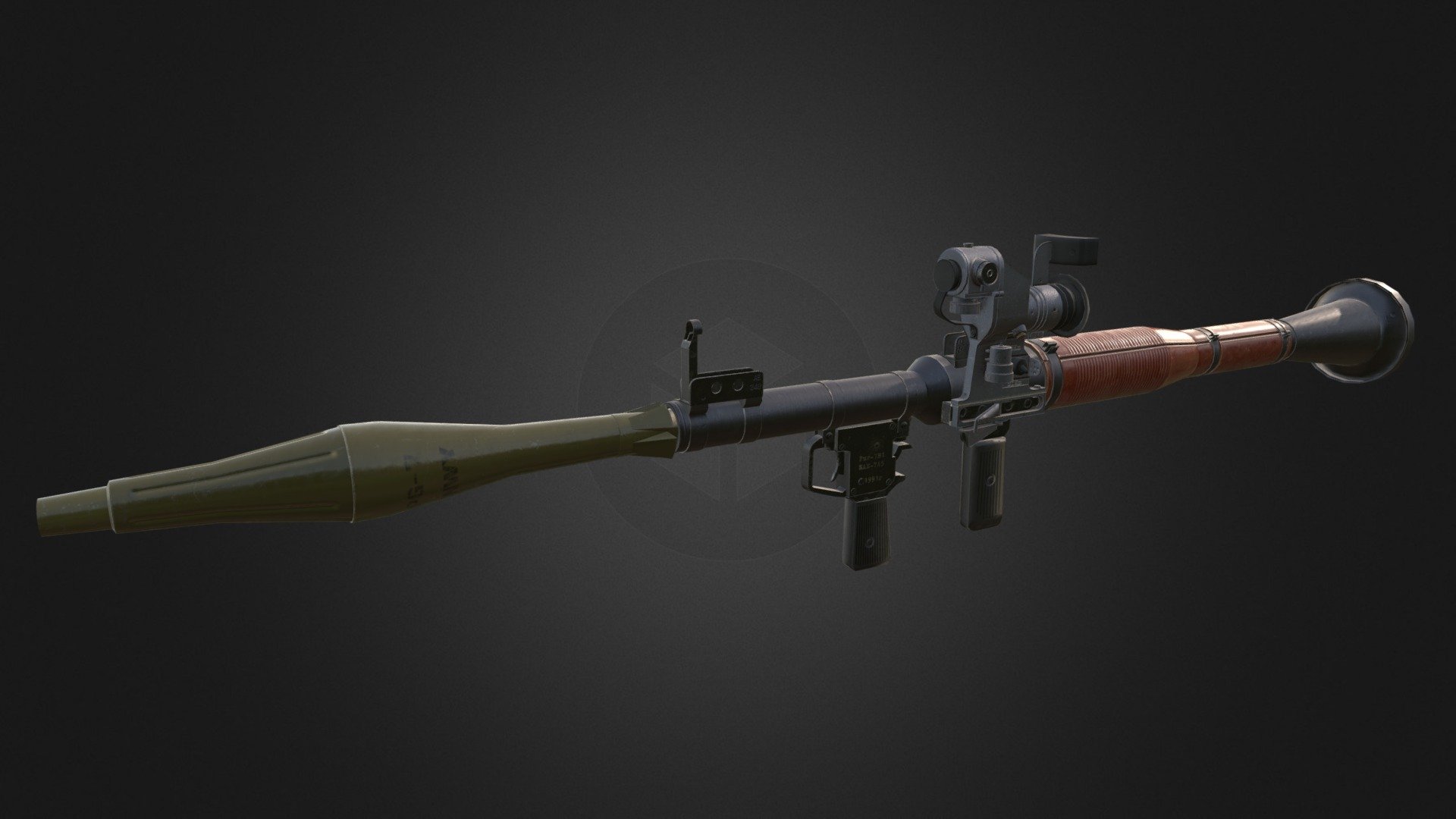 RPG-7 - 3D model by Lore De Jonghe (@LoreDeJonghe) [f3d4da1] - Sketchfab