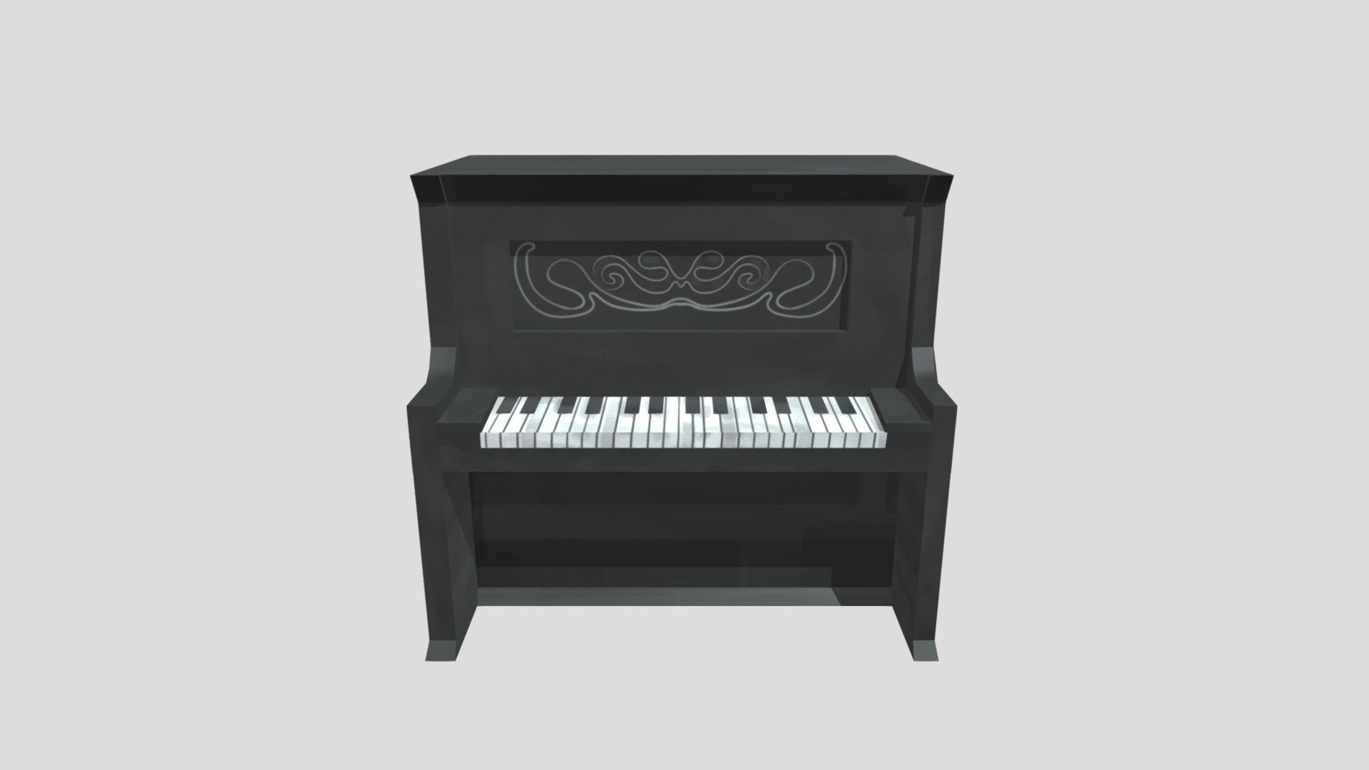 piano (3D model) - 3D model by frosycmp4 [f3d5b44] - Sketchfab