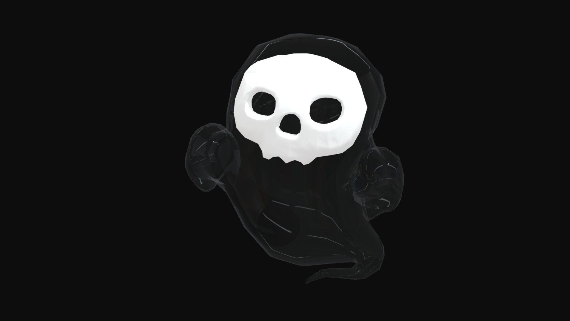 Cute ghost - Download Free 3D model by Urielgc [f3d7a28] - Sketchfab