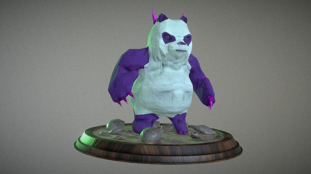 Panda - 3D model by Calvin Cropley (@calvincropley) [f3d8251] - Sketchfab