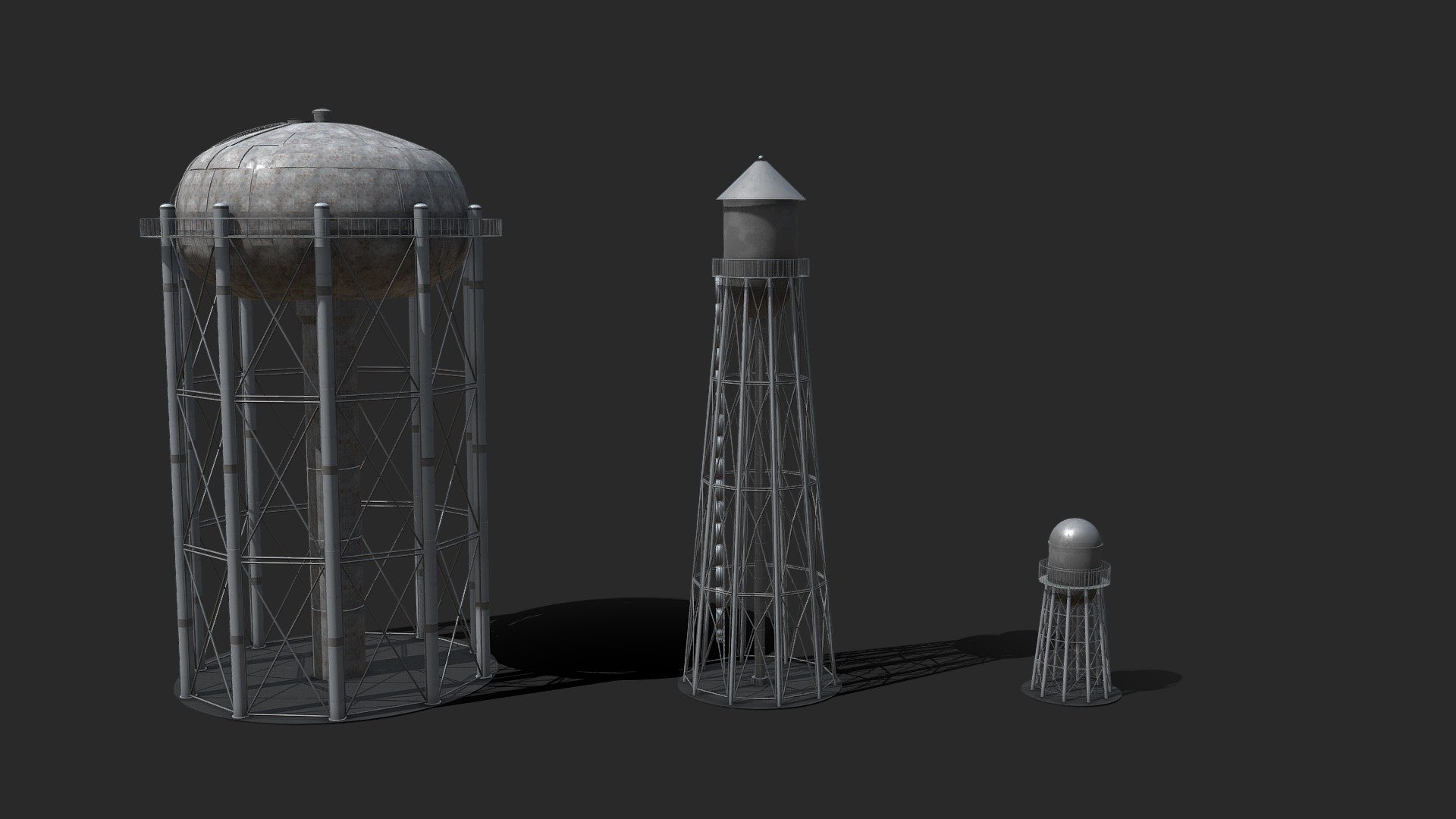 Water Tower - Buy Royalty Free 3D model by Unreal Designer ...