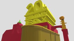 20th Century Fox Becomes LEF Logo Remake - Download Free 3D model by ...