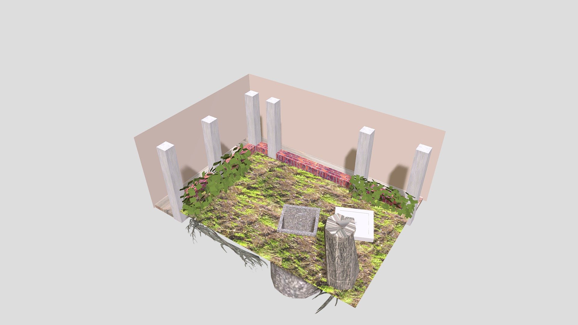 FOSSA BIOLOGICA CON RADICI - 3D model by ufficiotecnicovb [f3da7a9 ...
