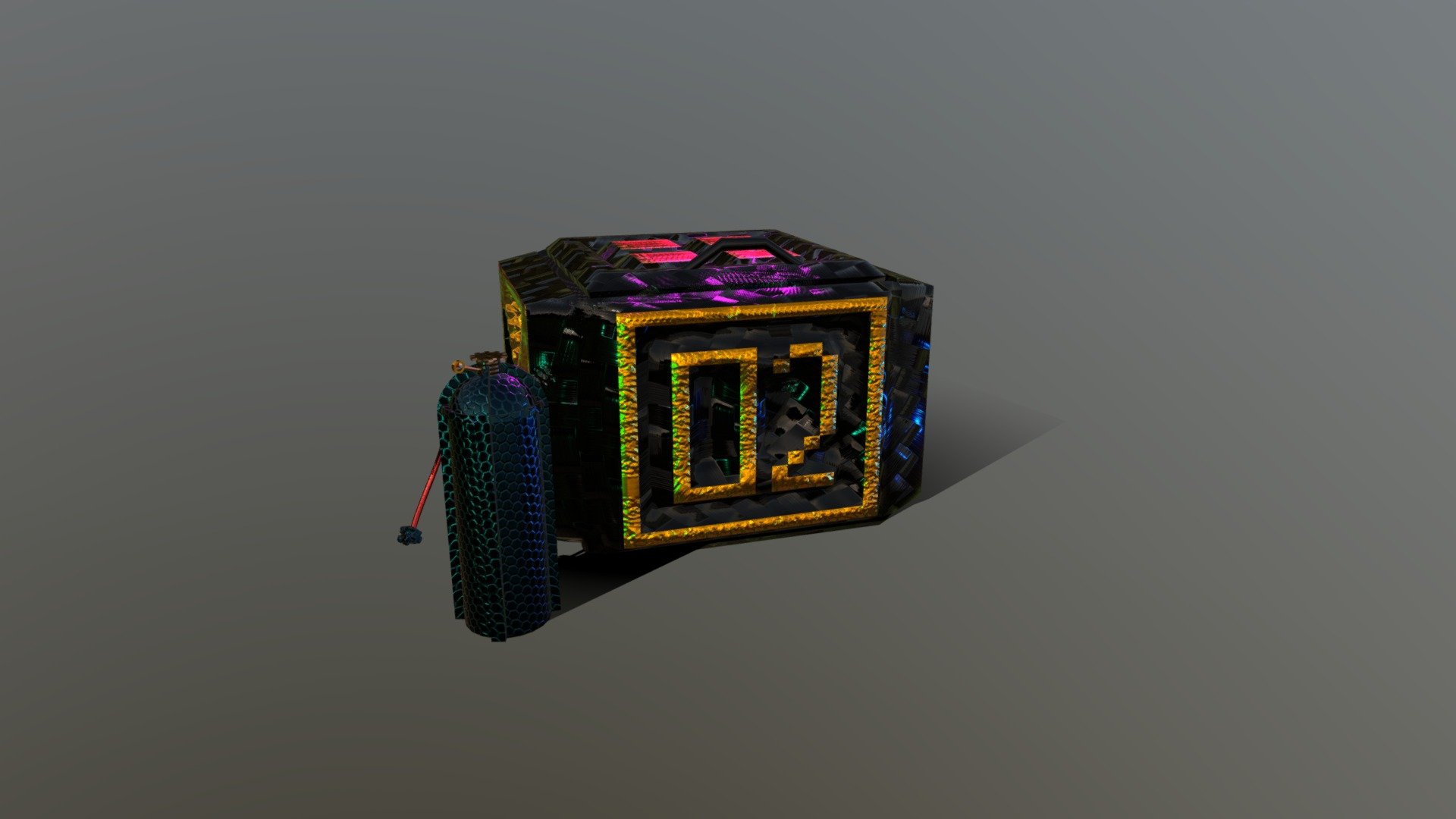 Oxygen Cannister Remastered (Read Description) - 3D model by ...