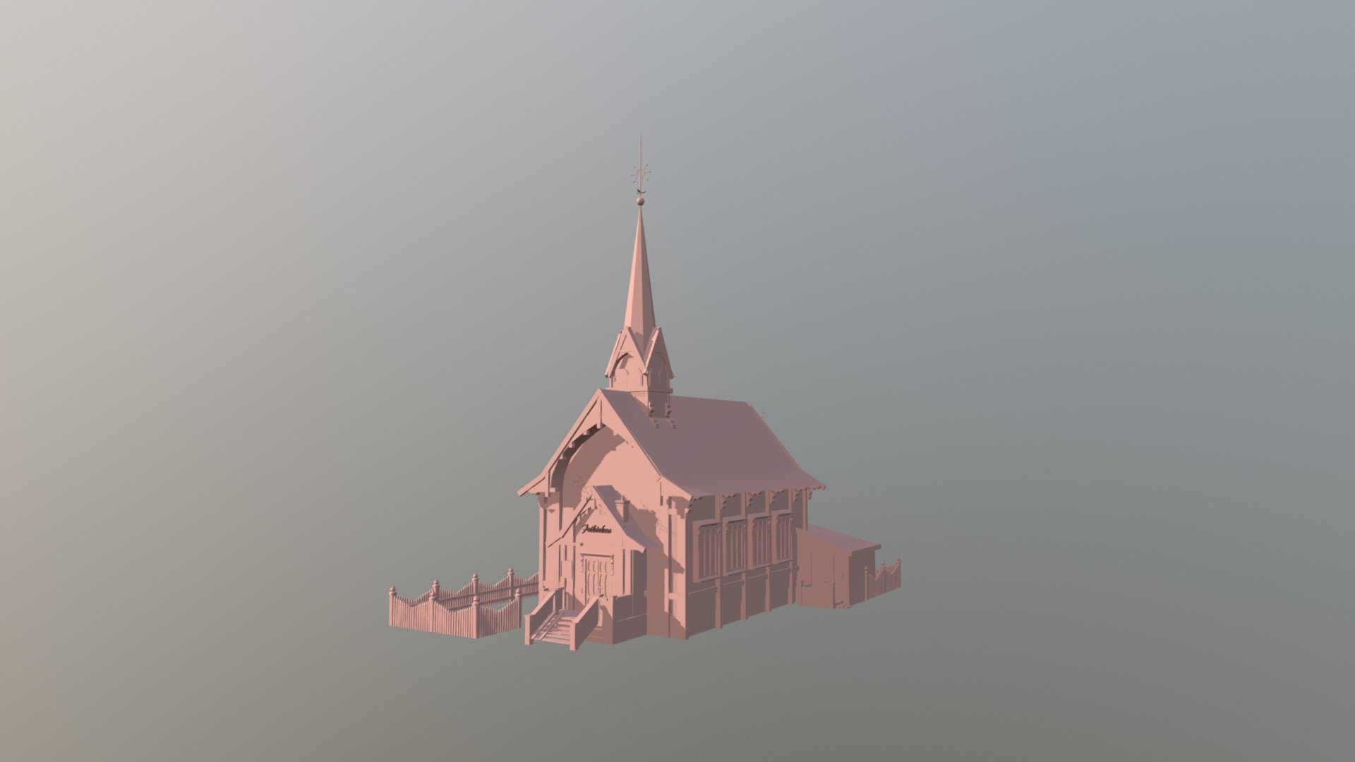 Weekly 2 Church - 3D model by KurosNest (@ragnhildfbt) [f3db8d9 ...