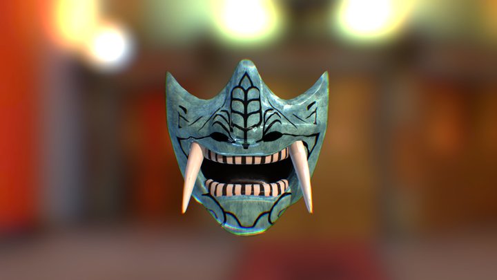 Oni-mask 3D models - Sketchfab