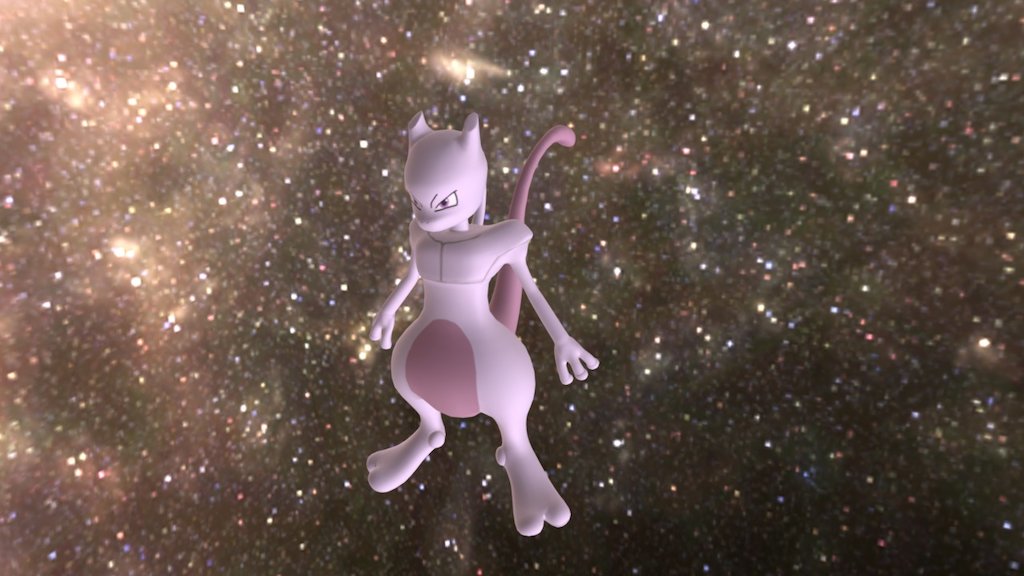 Mewtwo - 3D model by oscargb [f3dd1ef] - Sketchfab