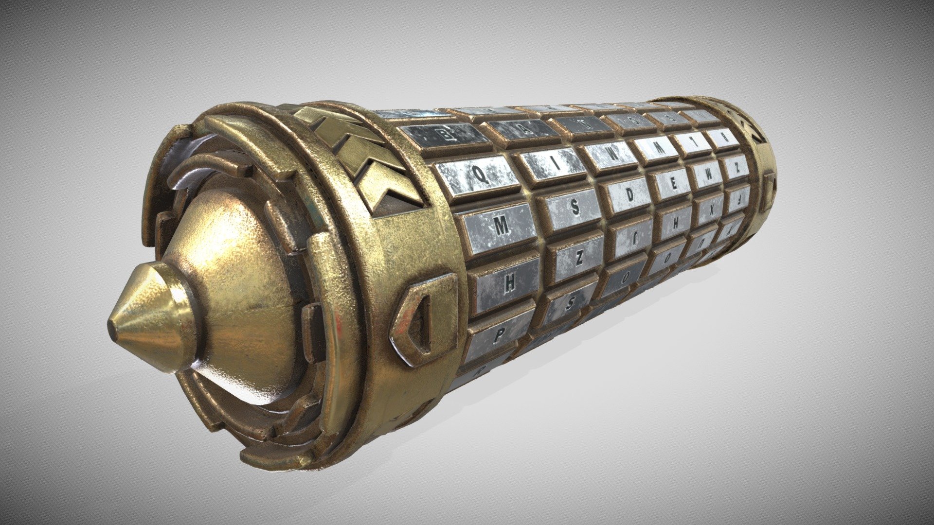 Kryptex - Buy Royalty Free 3D model by Francesco Coldesina ...