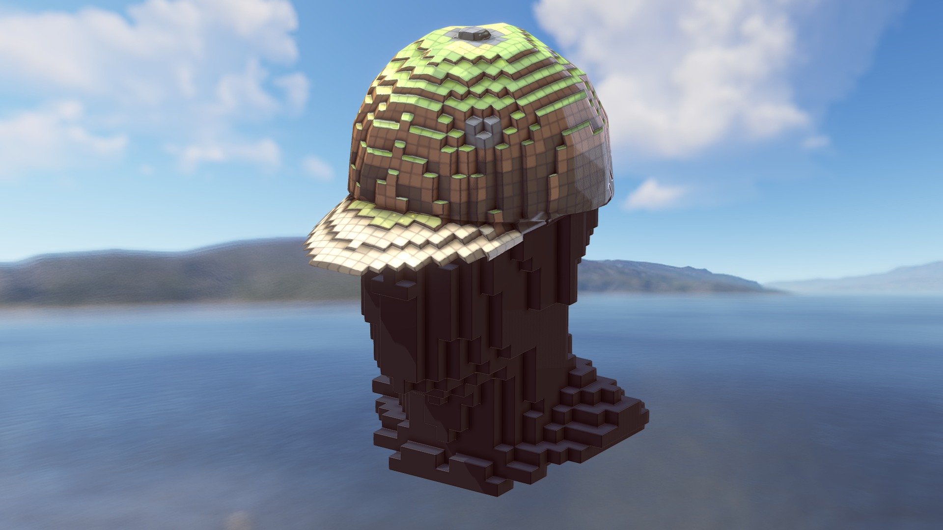 Pixel Cap - Download Free 3D model by Liam Moffitt (@divadan) [f3de76b ...
