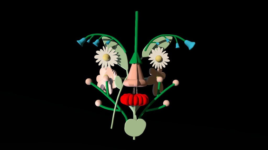 Flower Face by Gemma - 3D model by Gravity Sketch (@gravitysketch ...