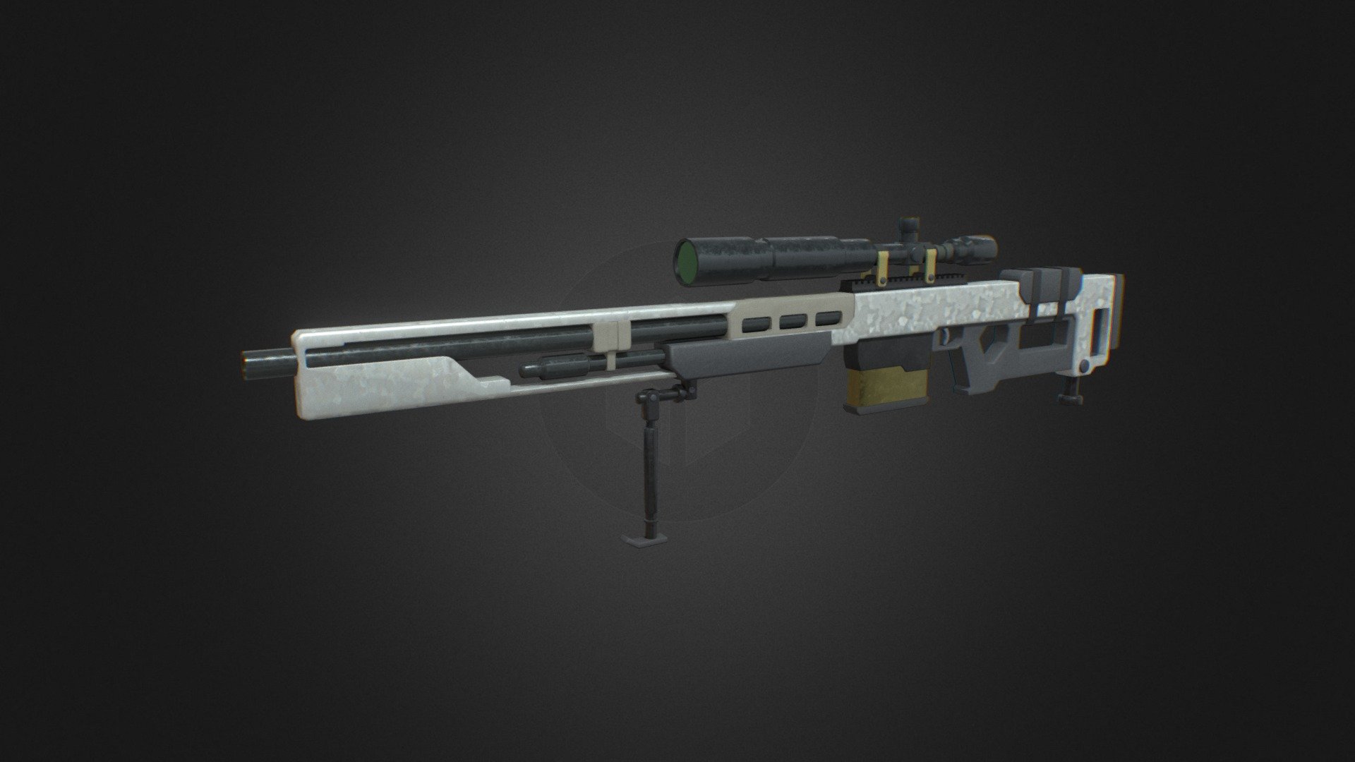 Simple Sniper 2.0 - Download Free 3D model by Blender3D [f3e1bd2 ...