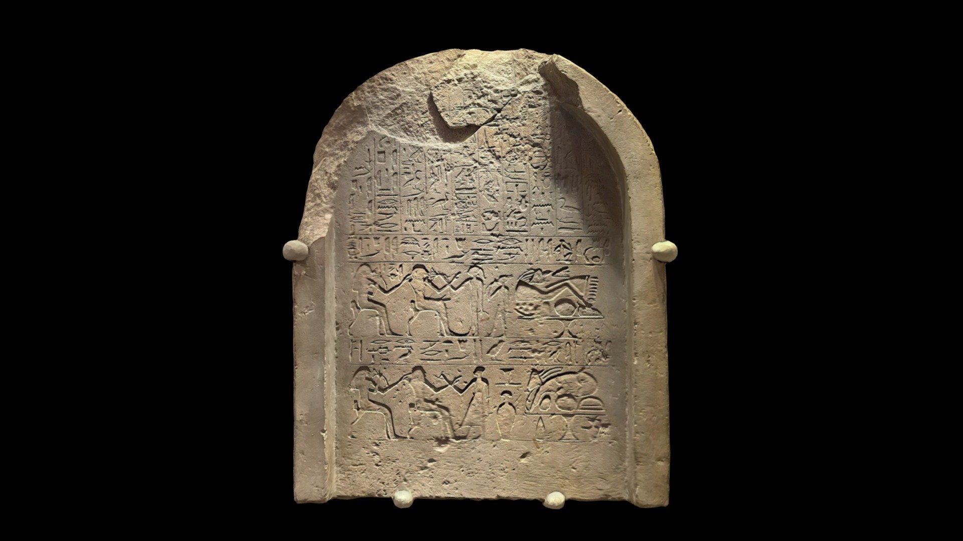 Stela of Ay - Download Free 3D model by pmanuelian [f3e2053] - Sketchfab