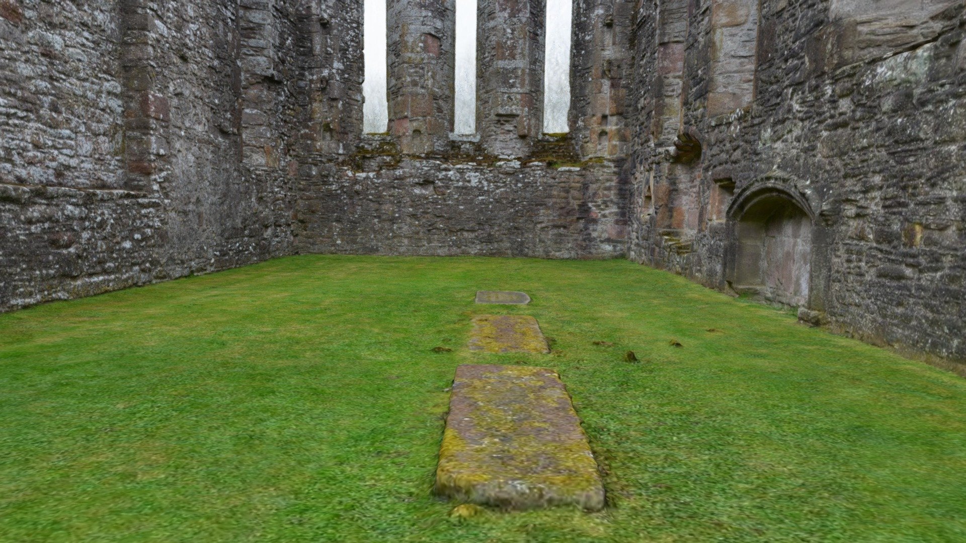 Restenneth Priory interior, Angus, UK - 3D model by Darren Eyers FSA ...