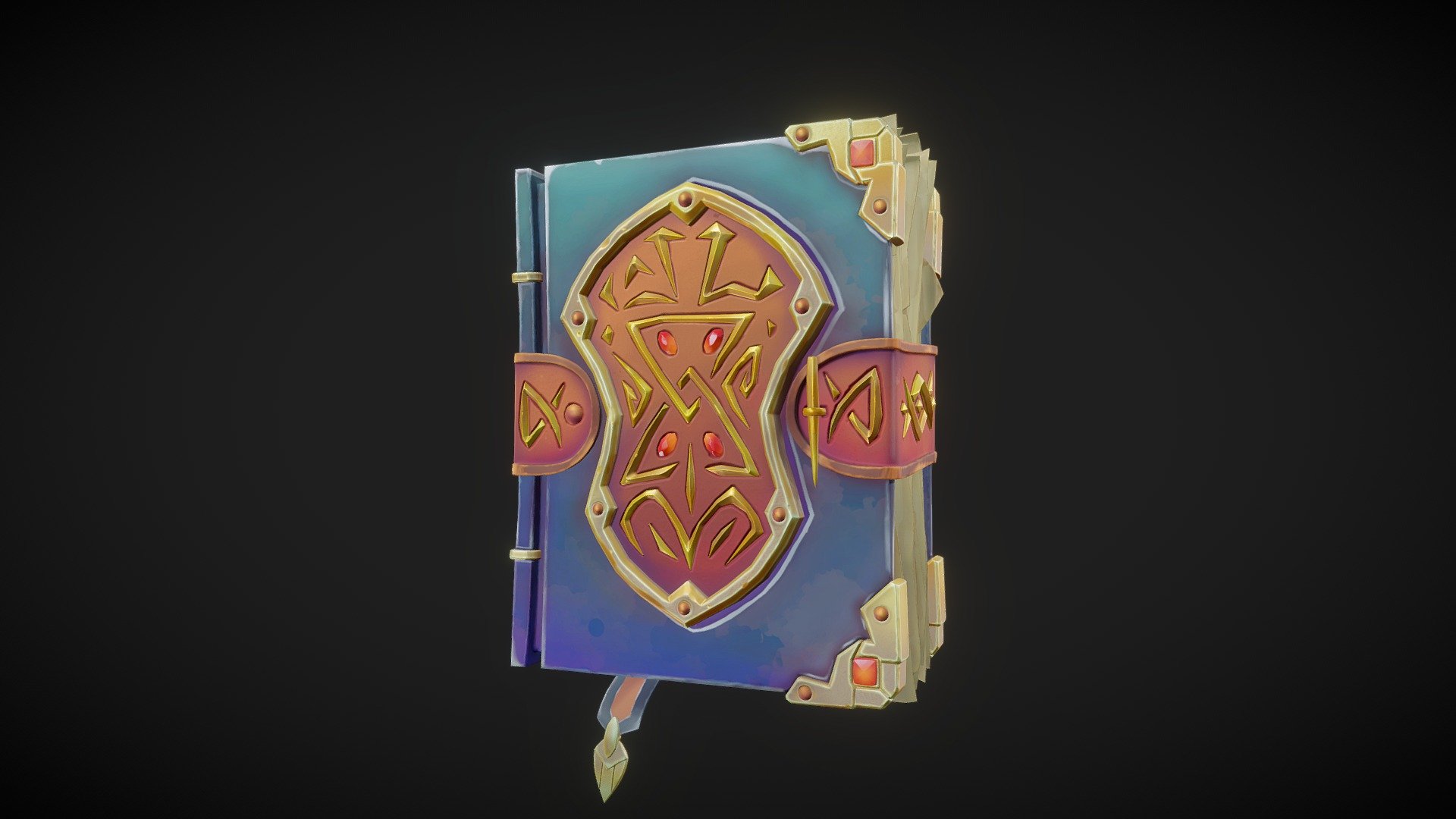 Book - 3D model by Fireok [f3e21d4] - Sketchfab