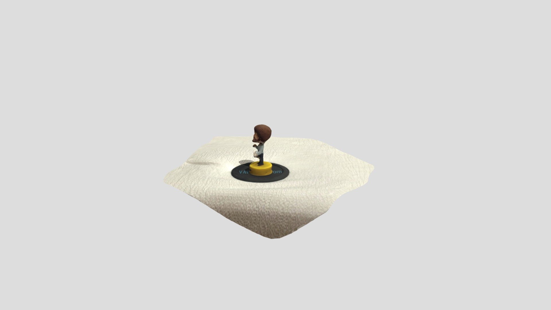 Bob Ross bobble head - 3D model by vrstorytelling [f3e3d7f] - Sketchfab
