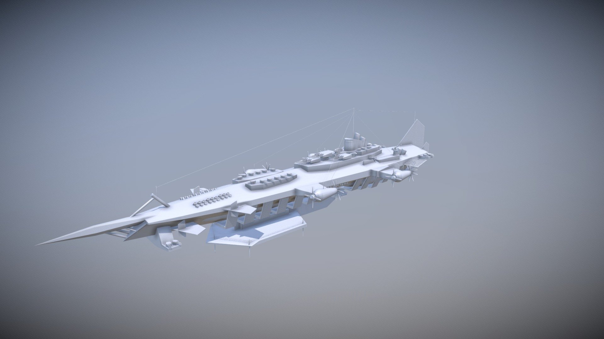 Zion Skyship - 3D model by Pippa (@Planetrix23) [f3e411f] - Sketchfab