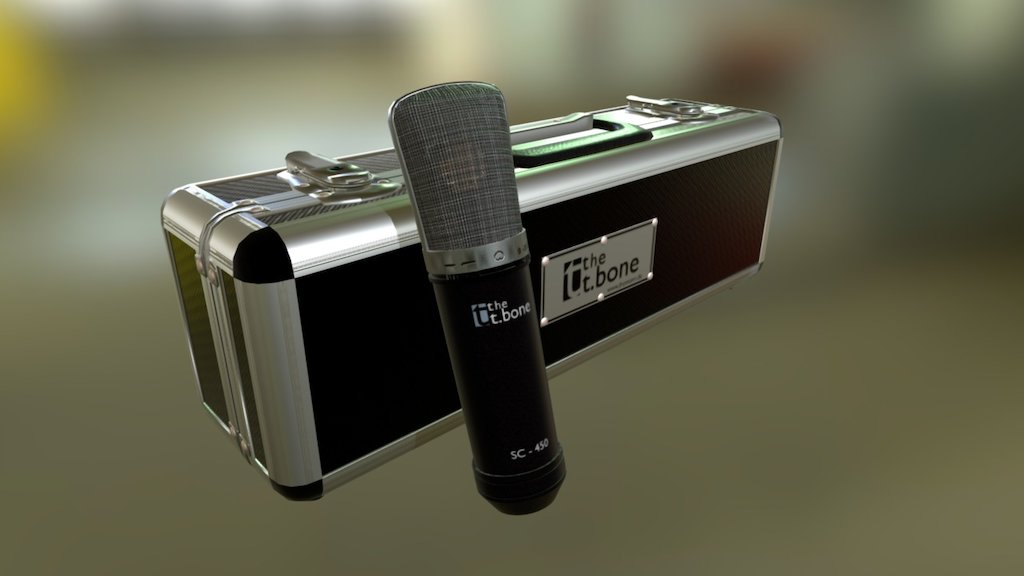 T.Bone Microphone - 3D model by PatrickDoll [f3e57a6] - Sketchfab
