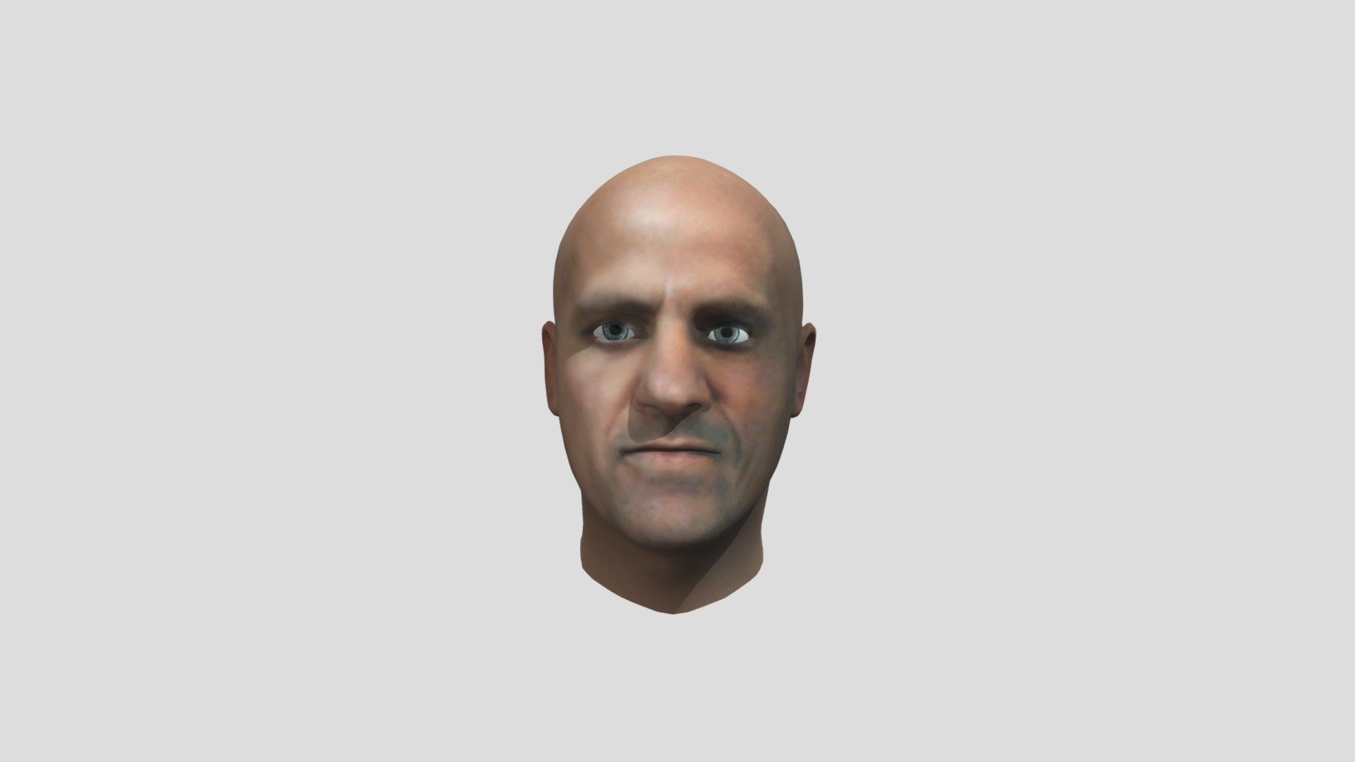 GTA 1: Travis Playerselect Realistic Head Render - Download Free 3D ...