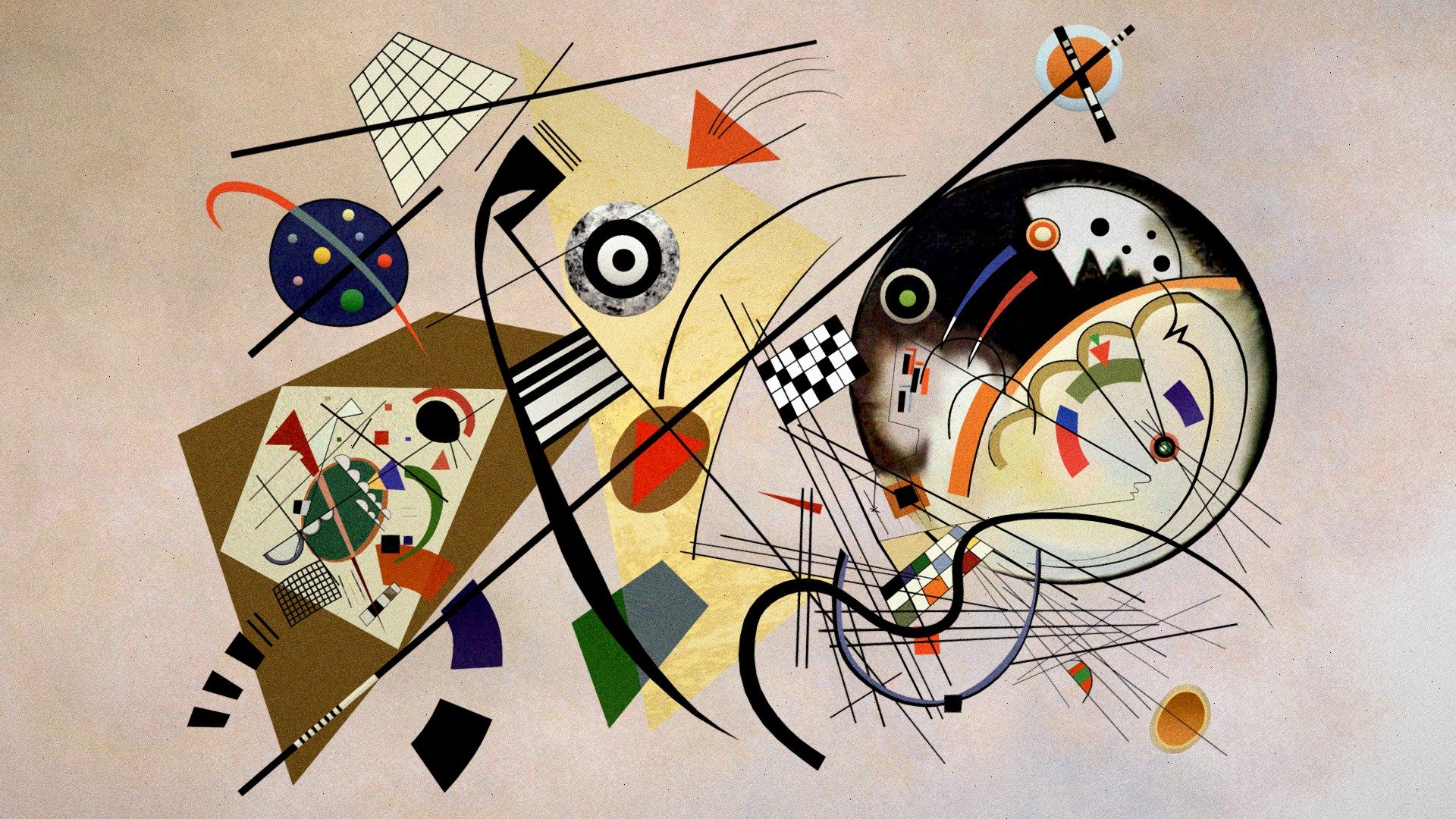 Transverse Line by Wassily Kandinsky - 3D model by arloopa [f3e6b57 ...