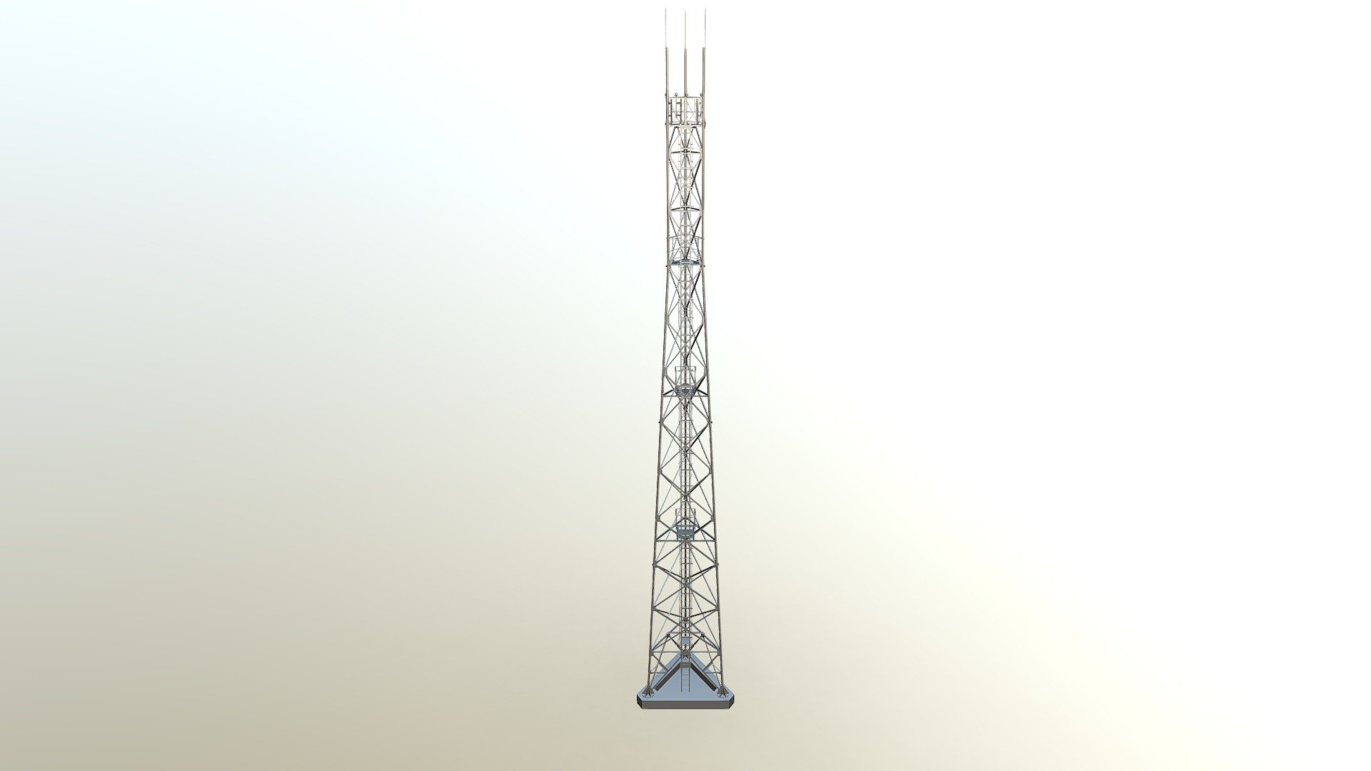 Tower GSM - 3D model by sokol33 [f3e9cca] - Sketchfab